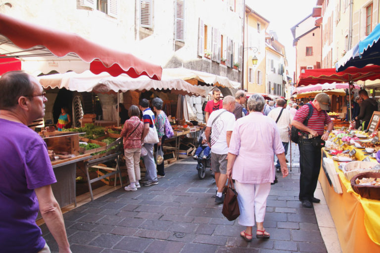 Wandering Through Annecy's Farmers Market - April Everyday