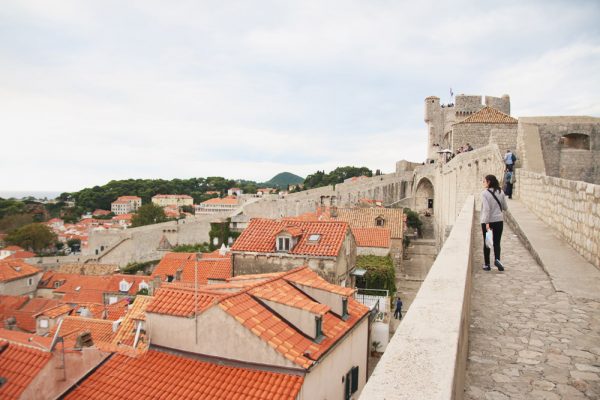 Walking Dubrovniks Old City Walls - April Everyday