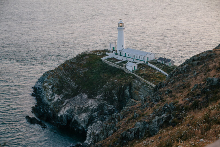 Sunset at South Stack Lighthouse - April Everyday
